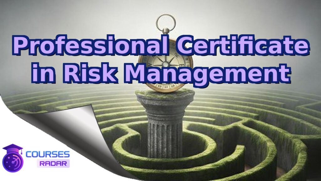 Professional Certificate in Risk Management – Free Course
