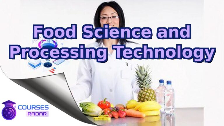 Food Science and Processing Technology – Free Course