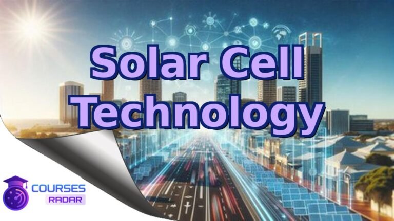 Solar Cell Technology – Free Course