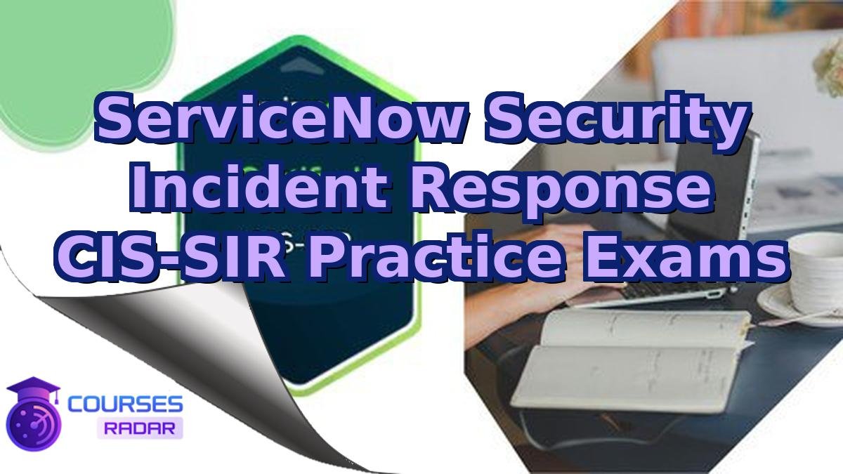 ServiceNow Security Incident Response CIS-SIR Practice Exams – Free Course